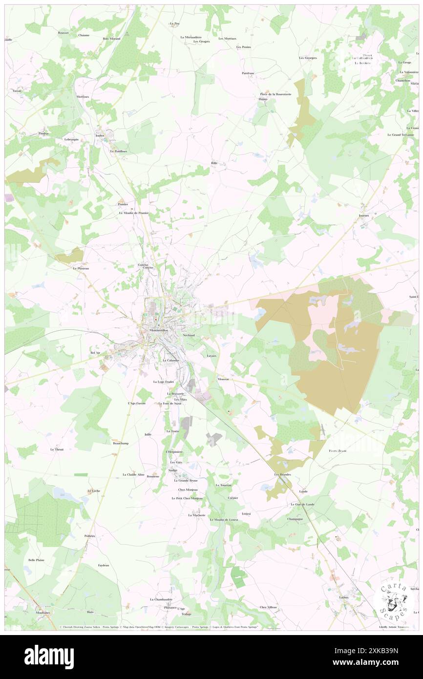 Montmorillon, Vienne, FR, Frankreich, Nouvelle-Aquitaine, n 46 25' 33 ...