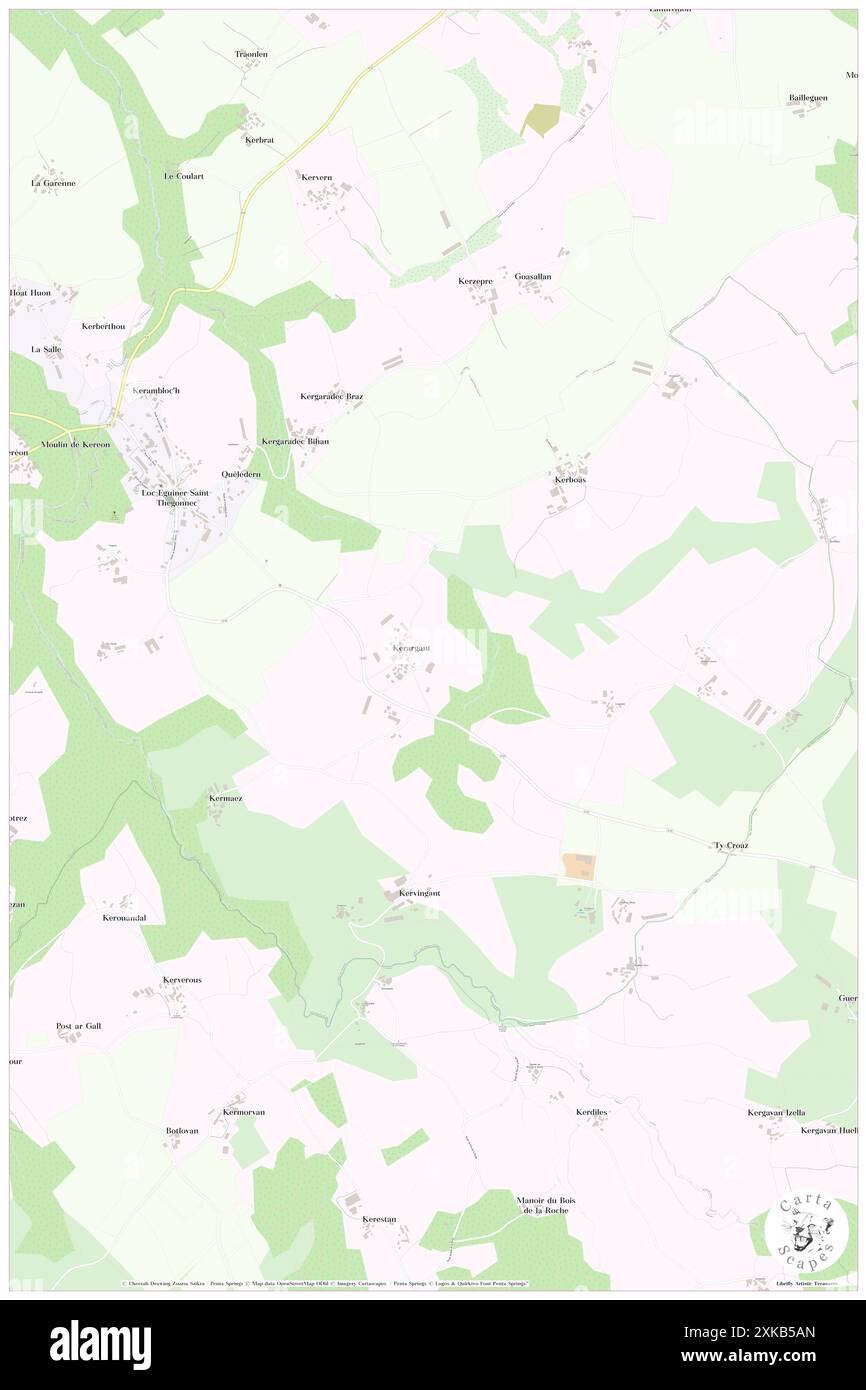 Loc-Eguiner-Saint-Thegonnec, Finistère, FR, Frankreich, Bretagne, n 48 ...