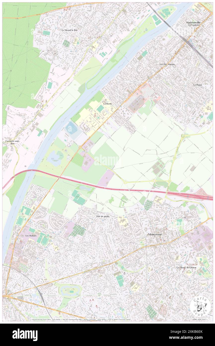 Montesson, Yvelines, FR, Frankreich, Île-de-France, n 48 54' 30'', N 2 ...
