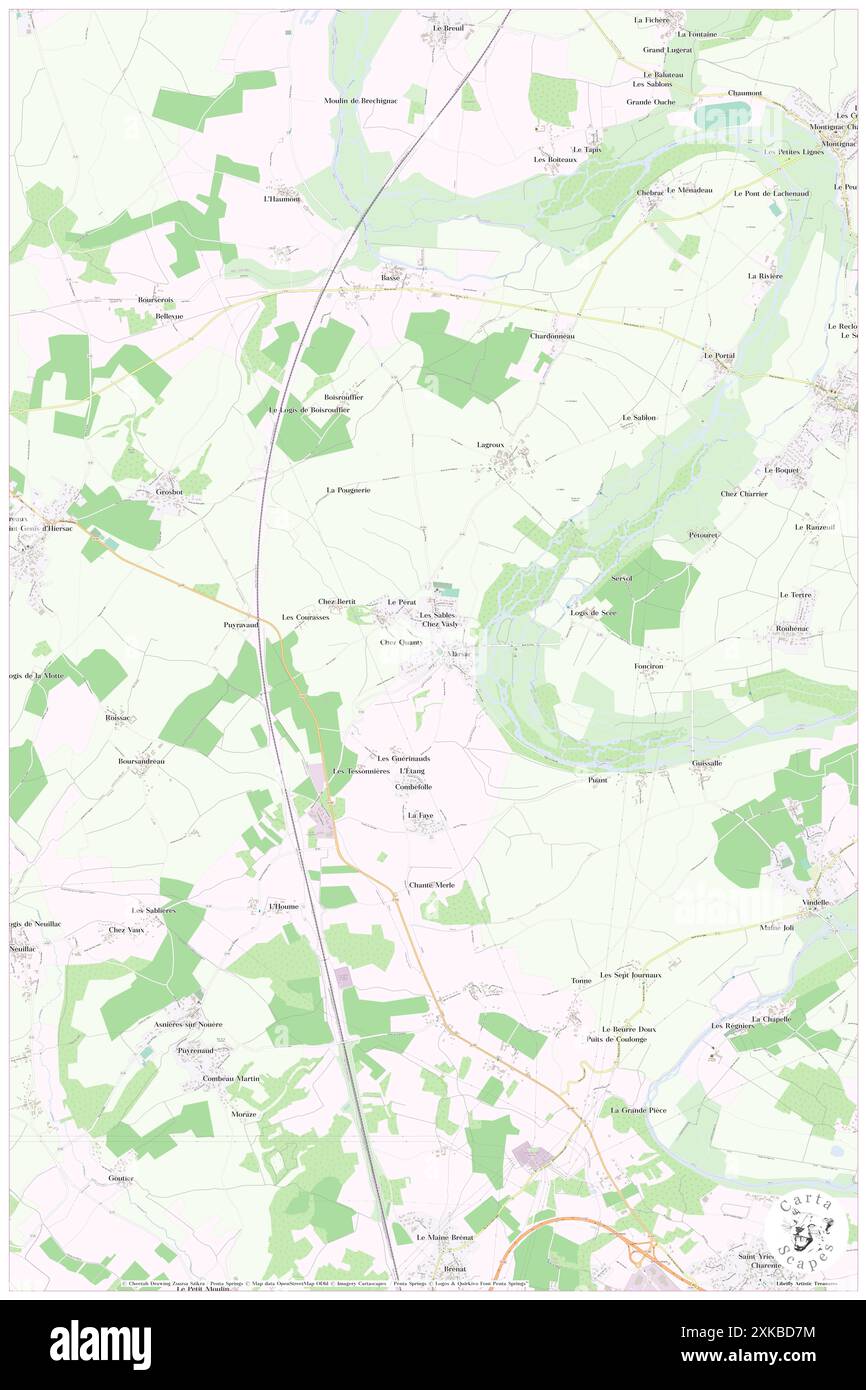 Marsac, Charente, FR, Frankreich, Nouvelle-Aquitaine, n 45 44' 27'', N ...