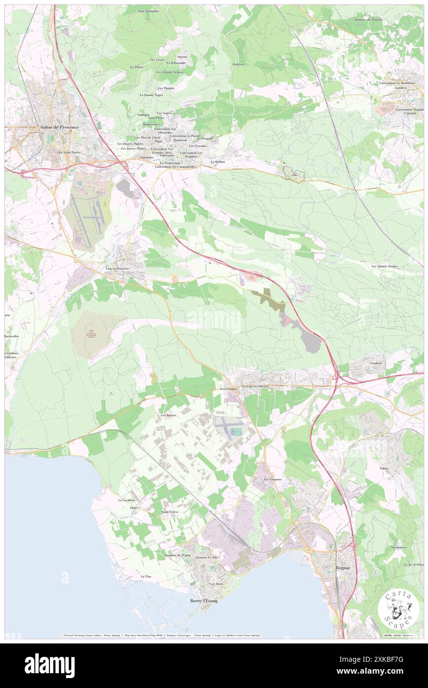 Lancon-Provence, Bouches-du-Rhône, FR, Frankreich, Provence-Alpes-Côte ...