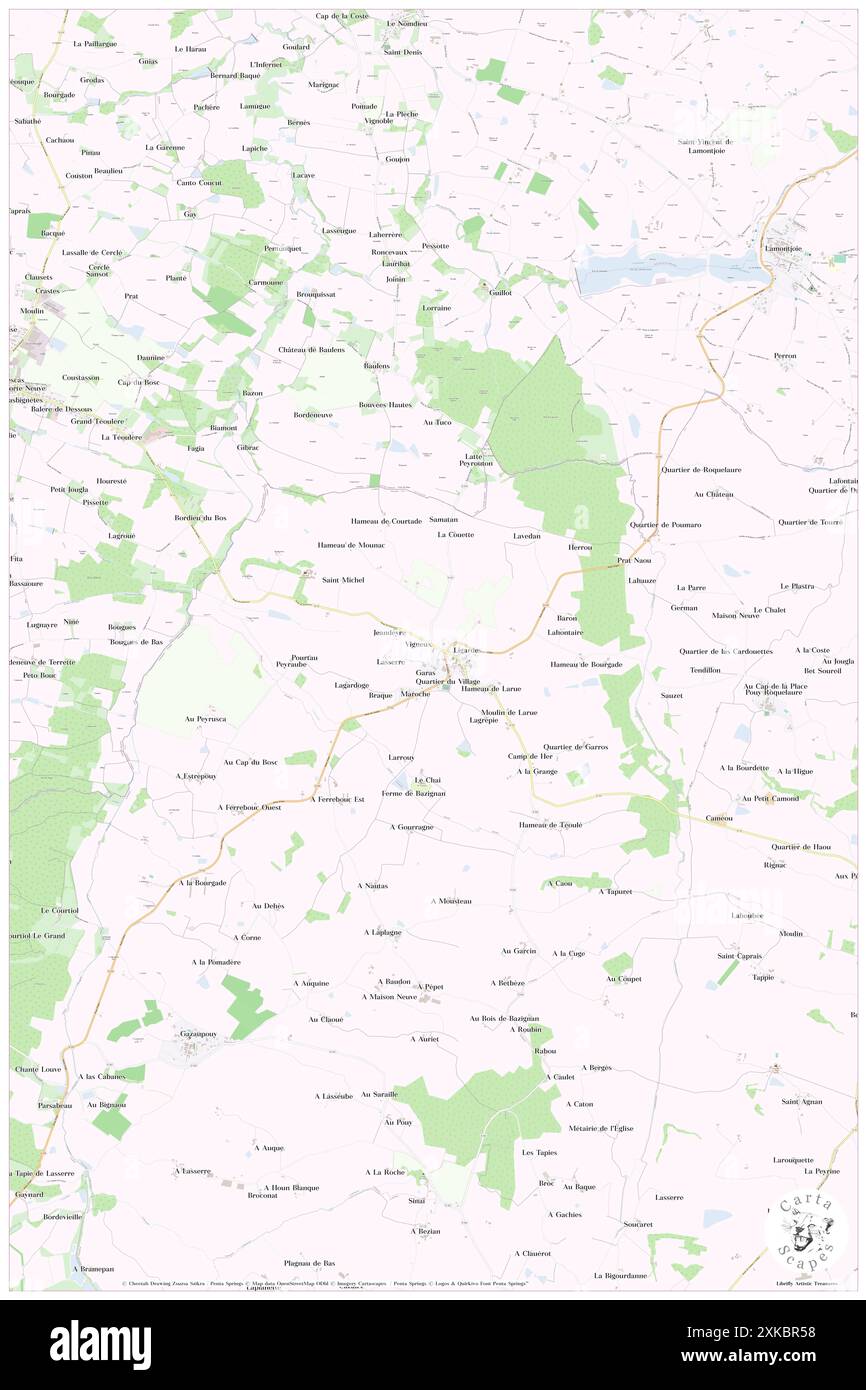 Ligardes, Gers, FR, Frankreich, Occitanie, n 44 2' 26'', N 0 28' 56 ...