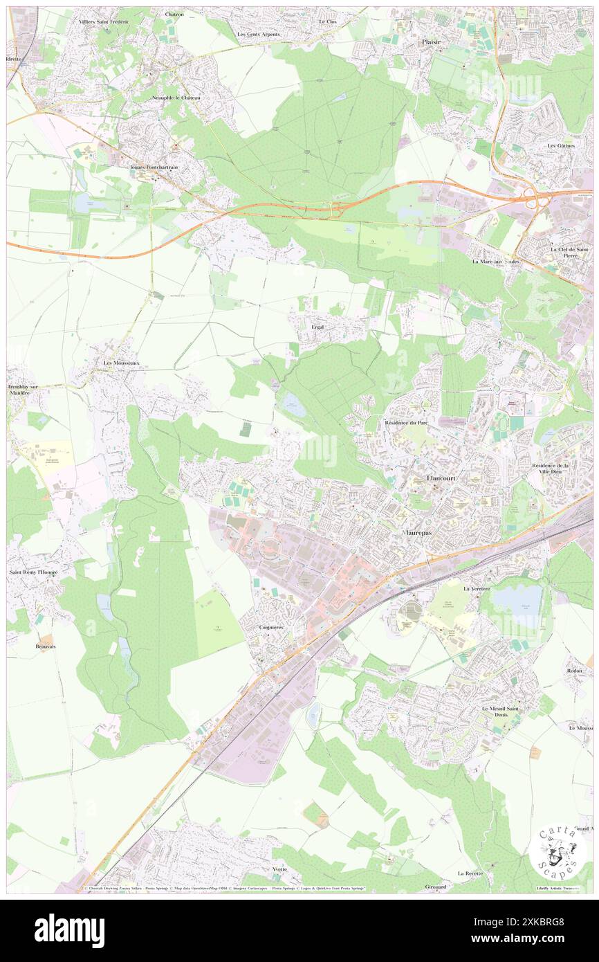Maurepas, Yvelines, FR, Frankreich, Île-de-France, n 48 45' 46'', N 1 ...
