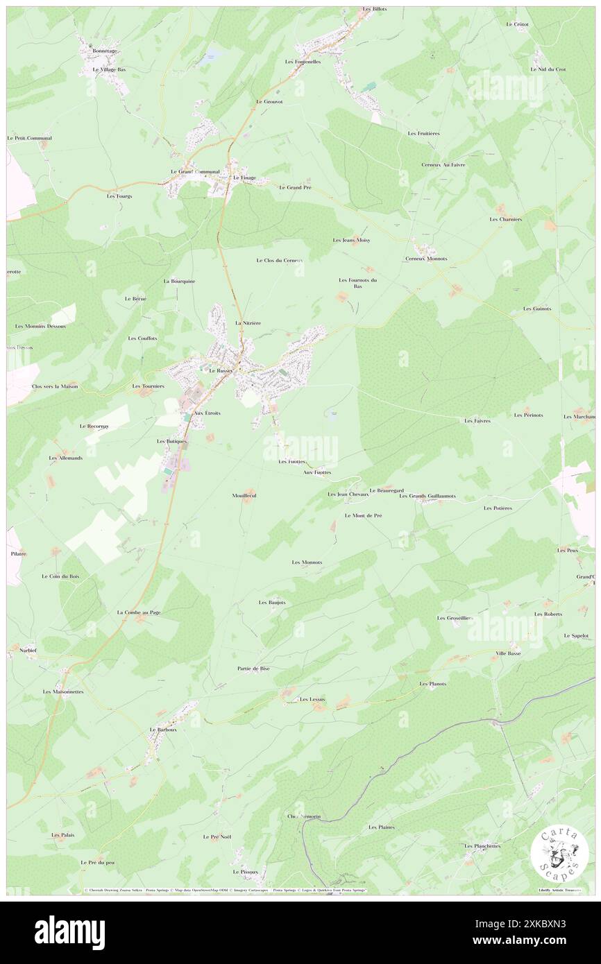 Le Russey, Doubs, FR, Frankreich, Bourgogne-Franche-Comté, n 47 9' 46 ...