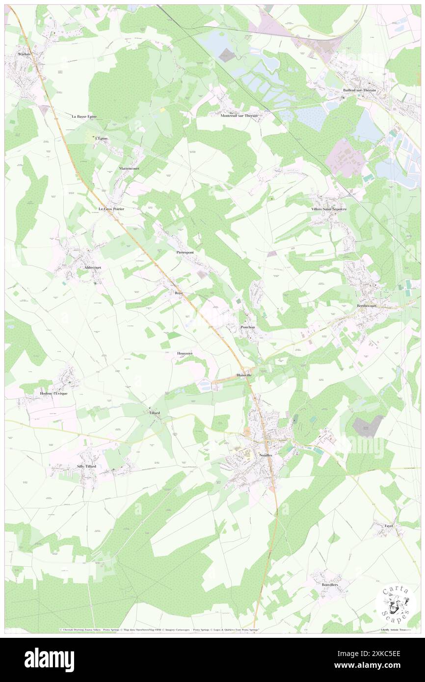Ponchon, Oise, FR, Frankreich, Hauts-de-France, n 49 20' 48'', N 2 11 ...