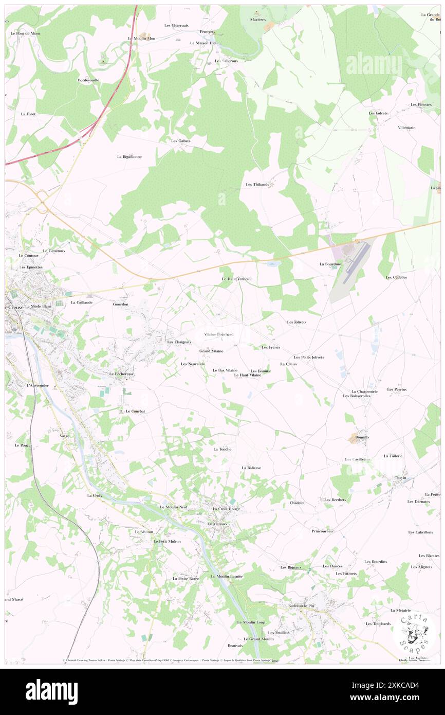 Le Pechereau, Indre, FR, Frankreich, Centre, n 46 34' 41'', N 1 32' 51 ...