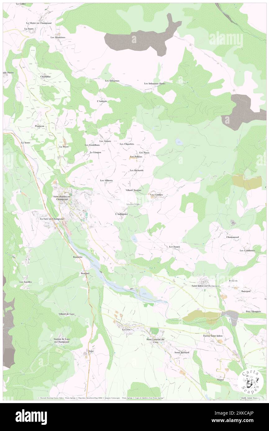 Saint-Bonnet-en-Champsaur, Hautes-Alpes, FR, Frankreich, Provence-Alpes ...