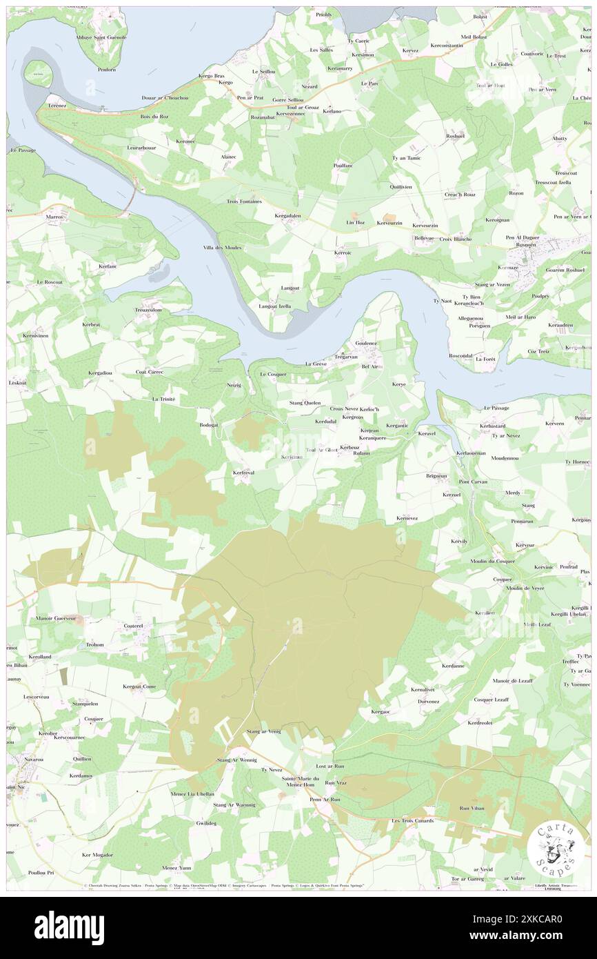 Tregarvan, Finistère, FR, Frankreich, Bretagne, n 48 15' 5''', S 4 13 ...