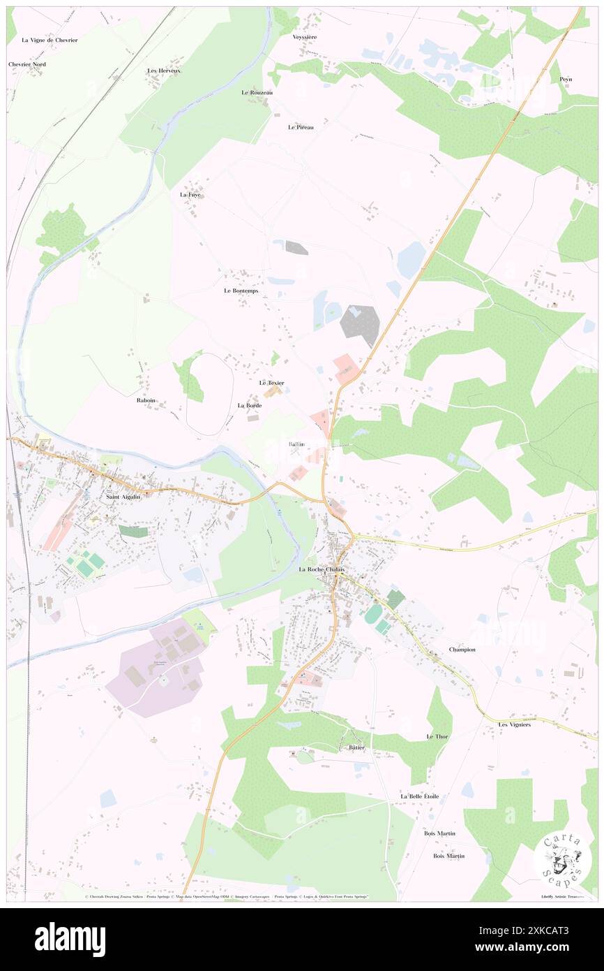 La Roche-Chalais, Dordogne, FR, Frankreich, Nouvelle-Aquitaine, n 45 9 ...