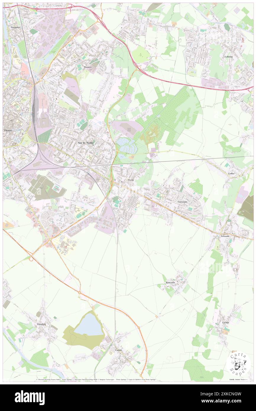 Dechy, Nord, FR, Frankreich, Hauts-de-France, n 50 21' 8''', N 3 7' 41 ...
