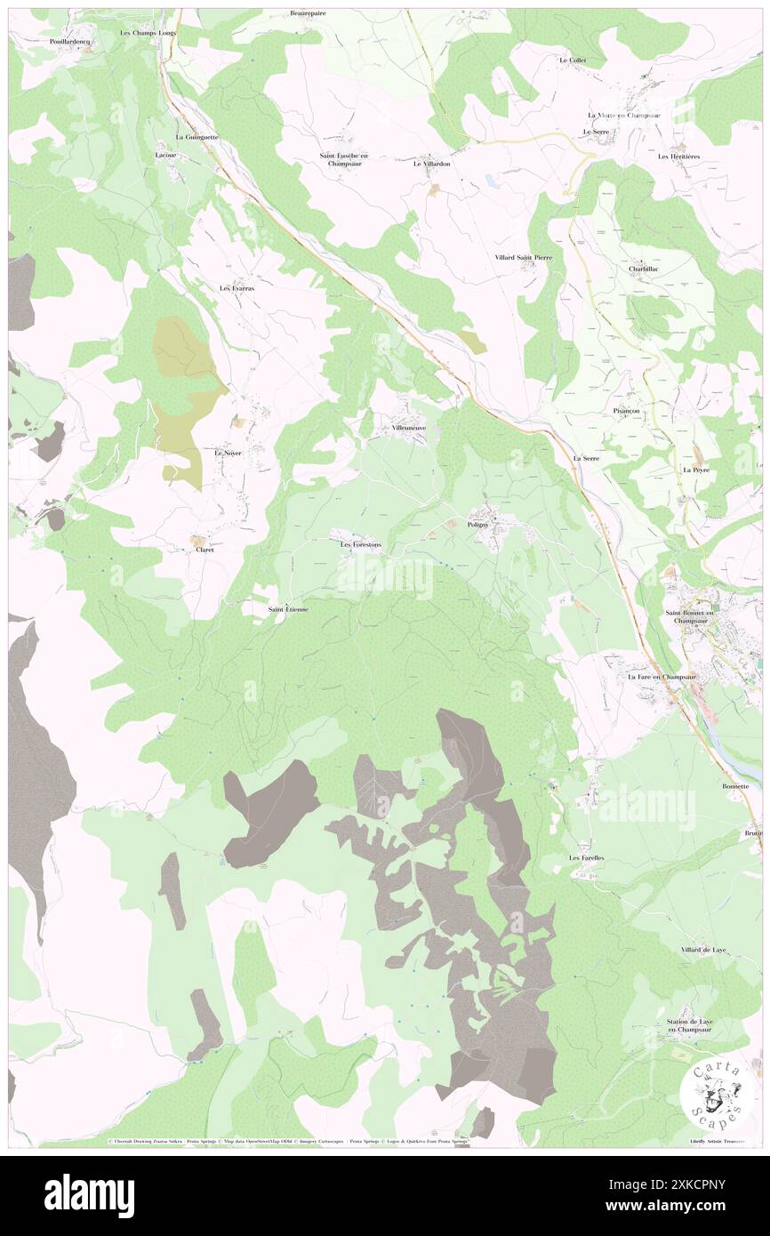 Poligny, Hautes-Alpes, FR, Frankreich, Provence-Alpes-Côte d'Azur, n 44 ...