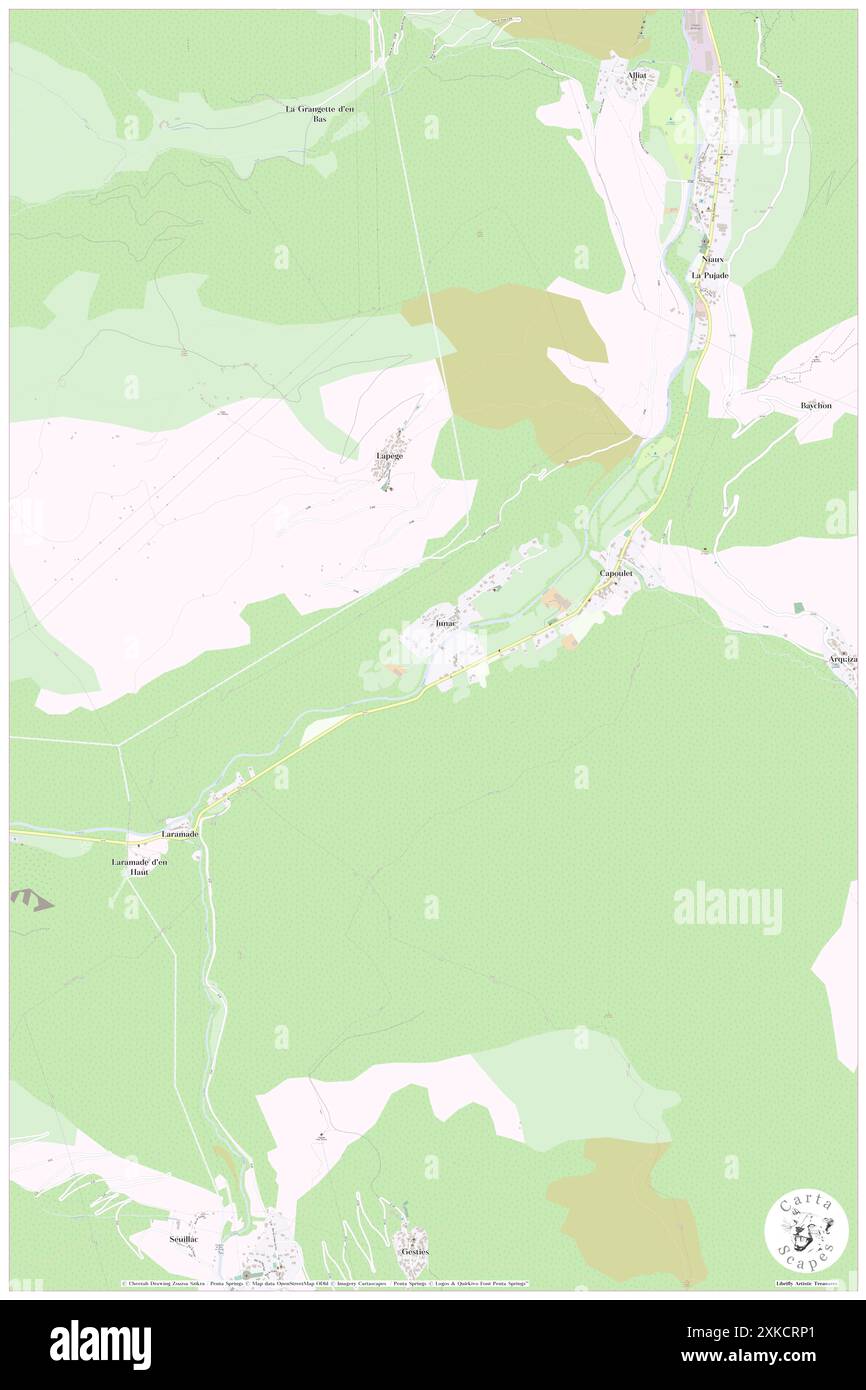 Capoulet-et-Junac, Ariège, FR, Frankreich, Occitanie, n 42 47' 44''', N ...