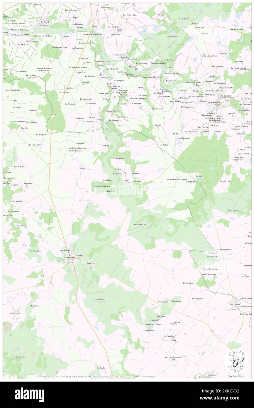 Liglet, Vienne, FR, Frankreich, Nouvelle-Aquitaine, n 46 30' 33'', N 1 ...