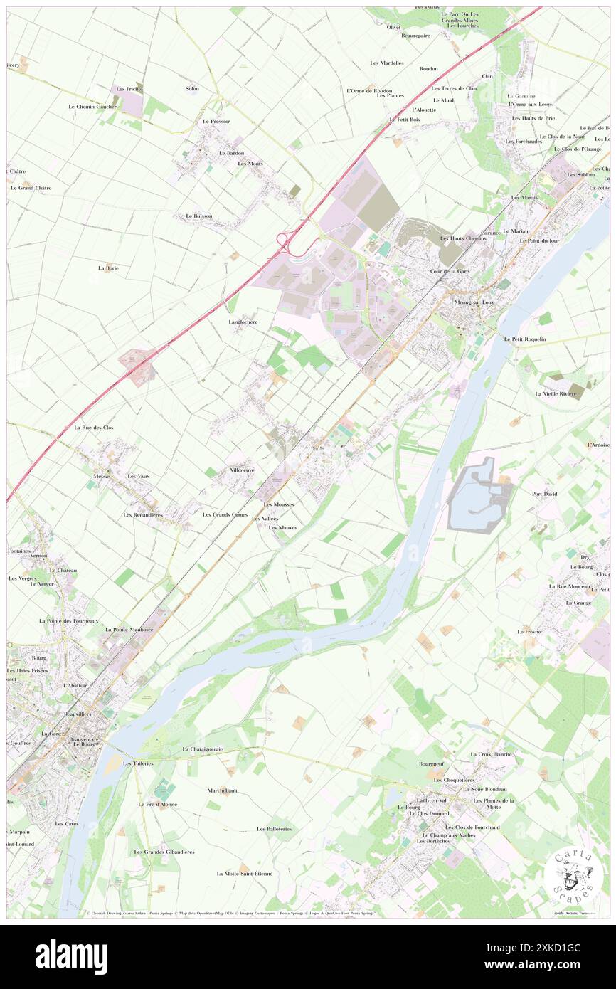 Baule, Loiret, FR, Frankreich, Centre, n 47 48' 38''', N 1 40' 14 ...
