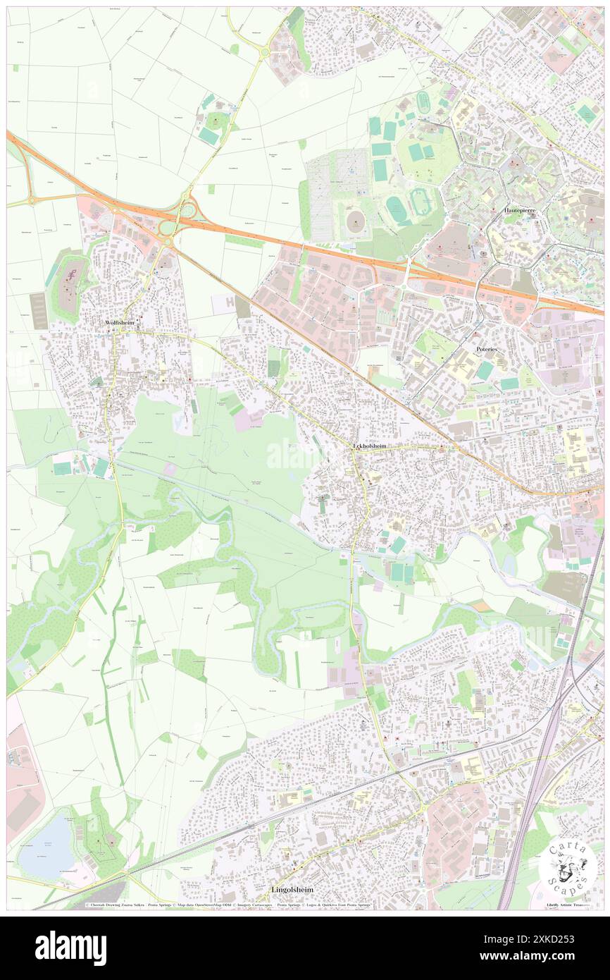 Eckbolsheim, Bas-Rhin, FR, Frankreich, Grand Est, n 48 34' 44''', N 7 ...