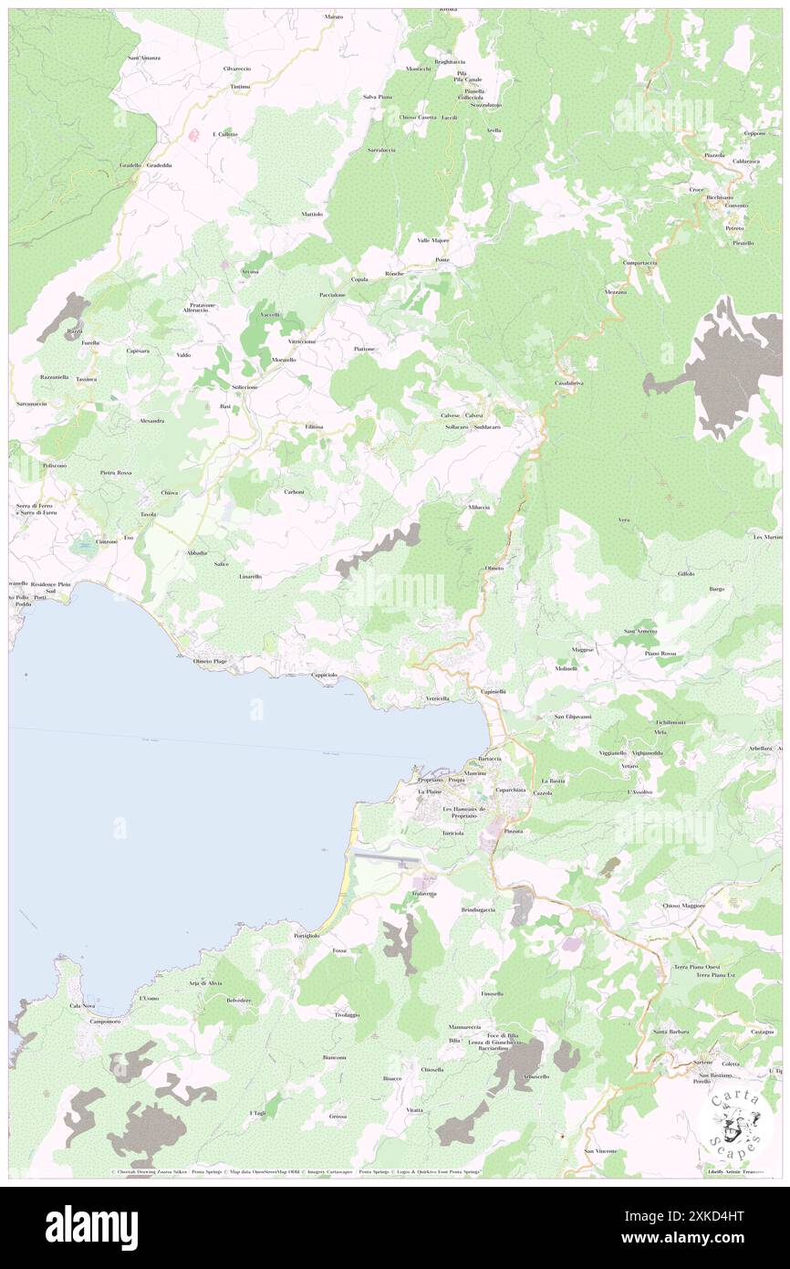Olmeto, Südkorsika, FR, Frankreich, Korsika, n 41 43' 1'', N 8 55' 5 ...