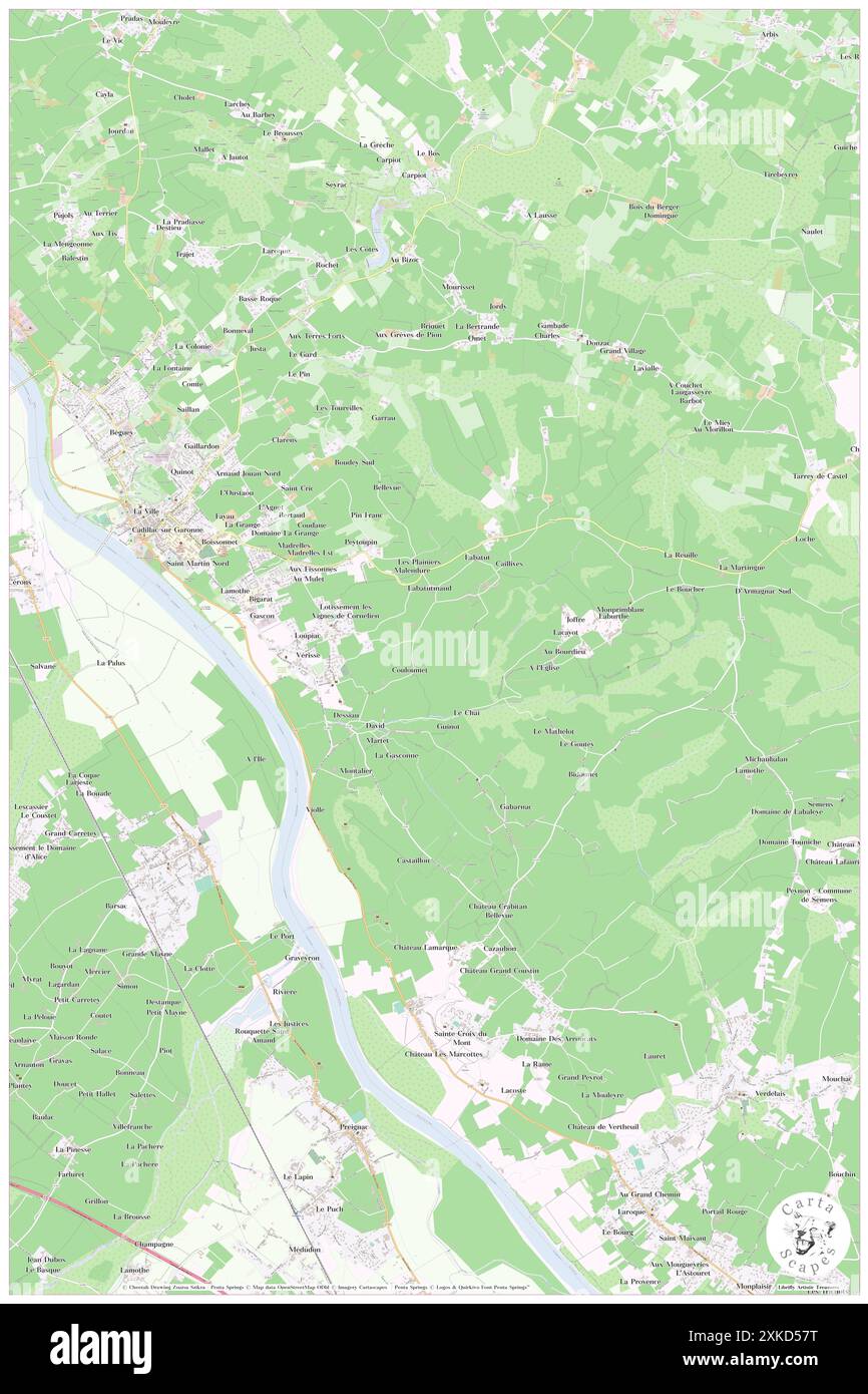 Loupiac, LOT, FR, Frankreich, Occitanie, n 44 49' 5'', N 1 27' 41 ...