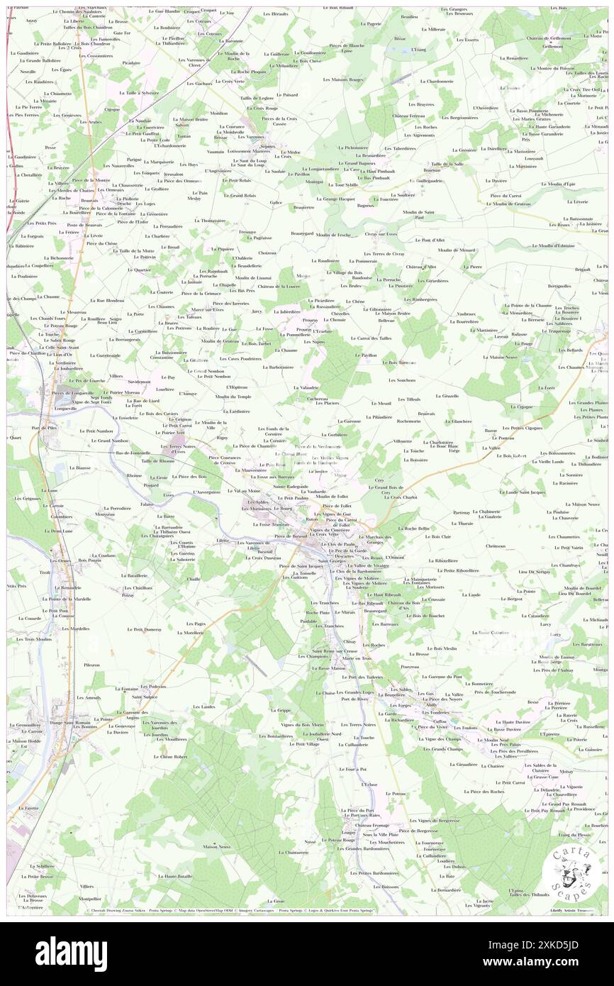 Descartes, Indre-et-Loire, FR, Frankreich, Centre, n 46 58' 25'', N 0 ...