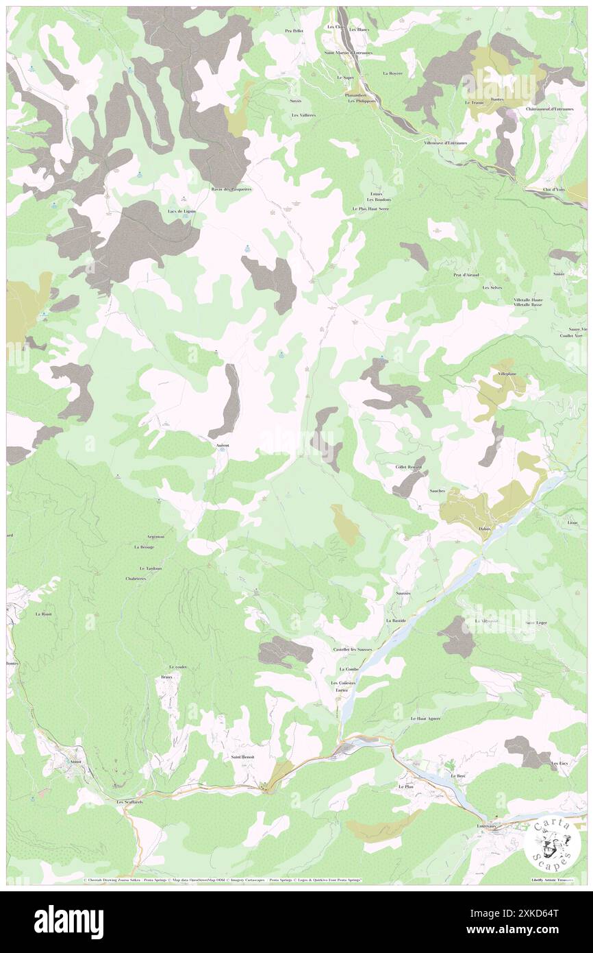 Castellet-les-Sausses, Alpes-de-Haute-Provence, FR, Frankreich ...