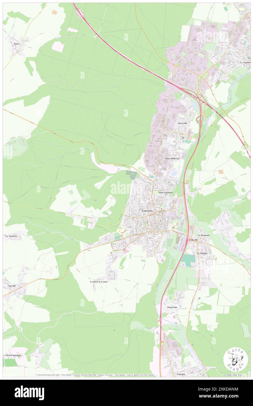 Louviers, Eure, FR, Frankreich, Normandie, n 49 12' 55'', N 1 9' 56 ...