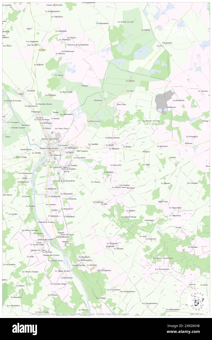 Tournon-Saint-Martin, Indre, FR, Frankreich, Centre, n 46 44' 3'', N 0 ...