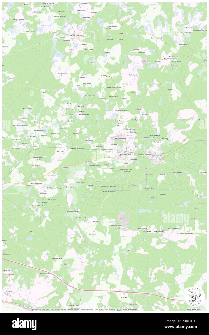 Selles-Saint-Denis, Loir-et-Cher, FR, Frankreich, Centre, n 47 23' 8 ...