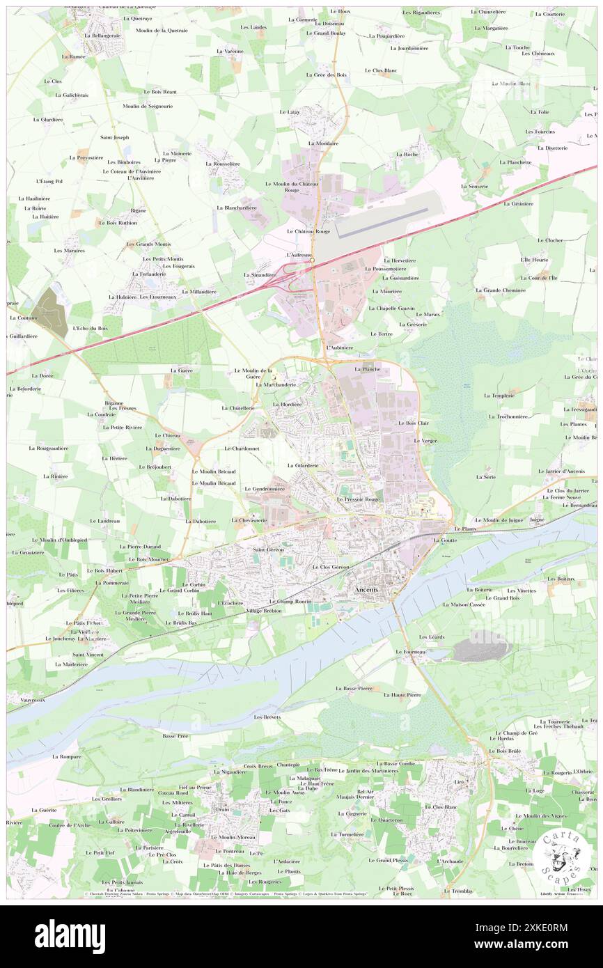 Commune d'Ancenis-Saint-Gereon, FR, Frankreich, Pays de la Loire, N 47 ...