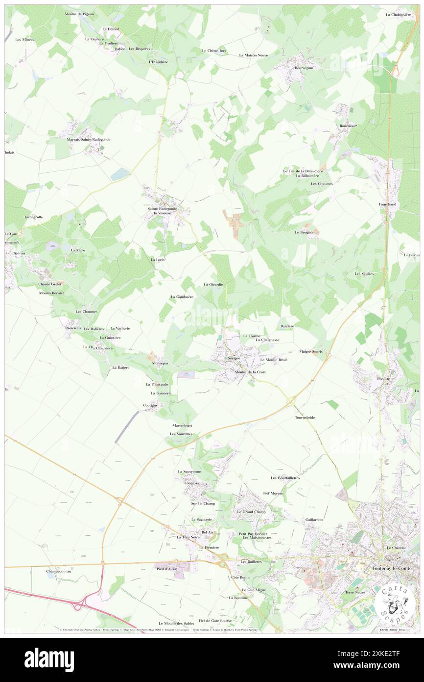 Serigne, Vendée, FR, Frankreich, Pays de la Loire, N 46 30' 1'', S 0 50 ...