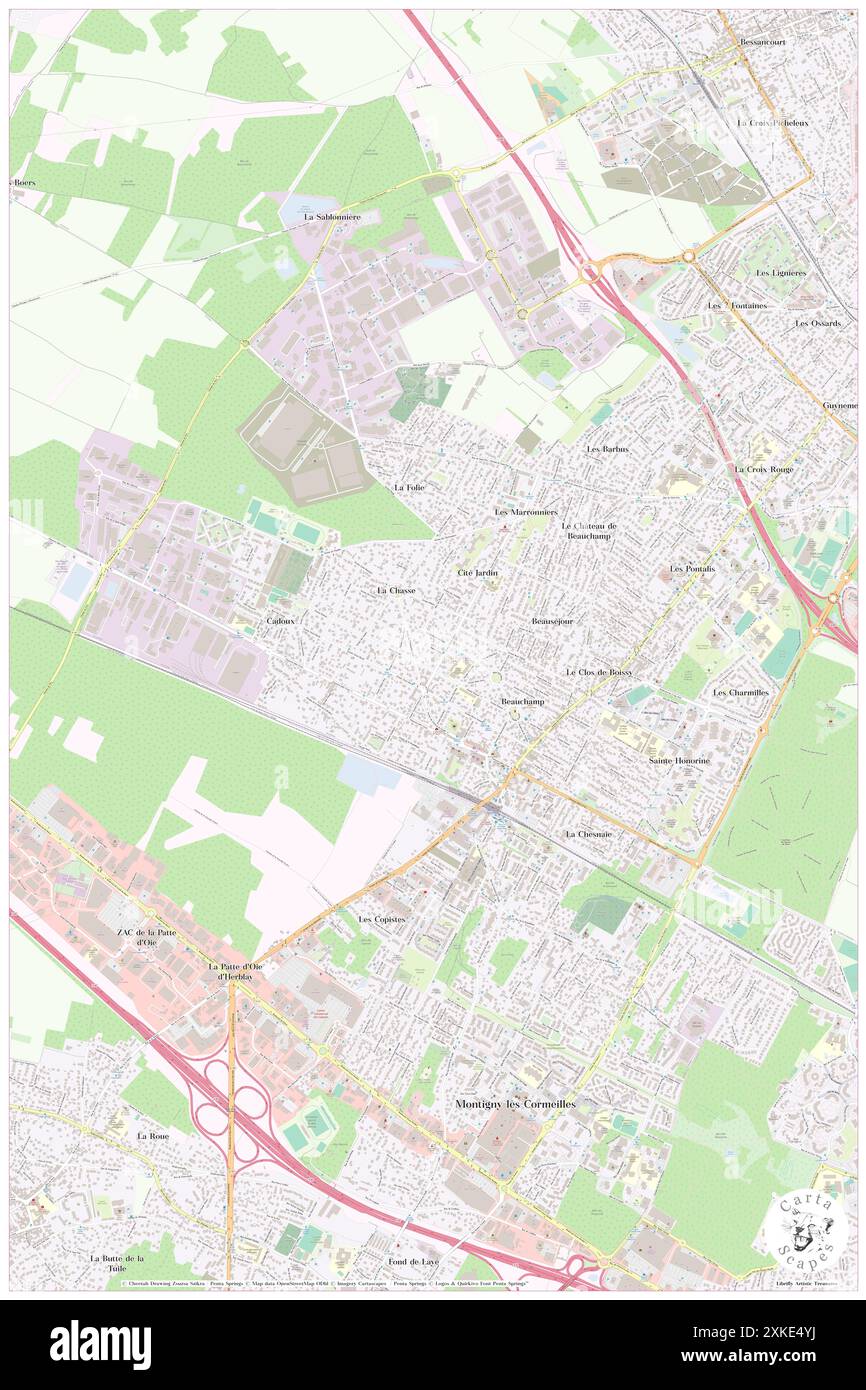 Beauchamp, Val d'Oise, FR, Frankreich, Île-de-France, n 49 0' 50'', N 2 ...