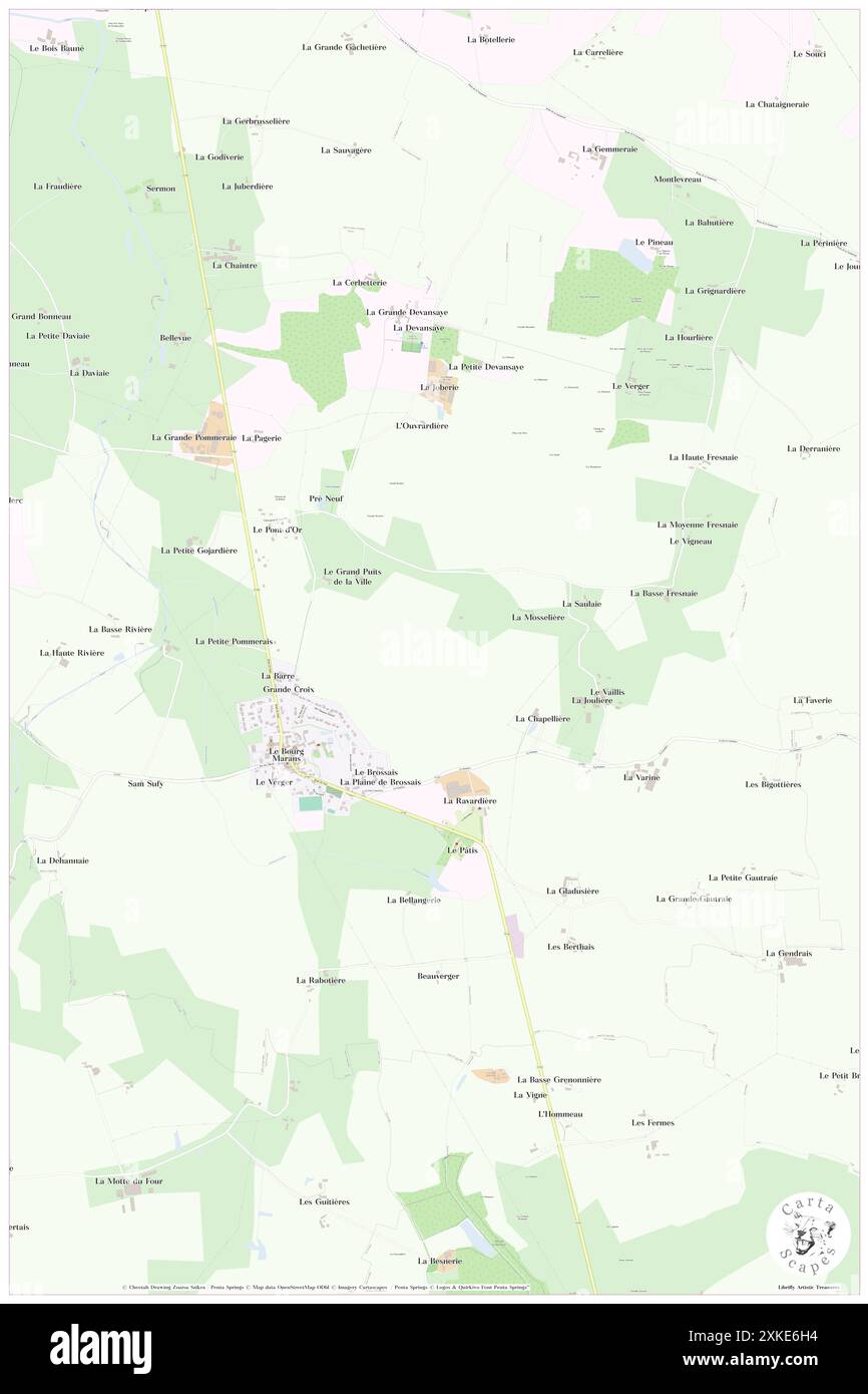 Marans, Maine-et-Loire, FR, Frankreich, Pays de la Loire, N 47 38' 18 ...