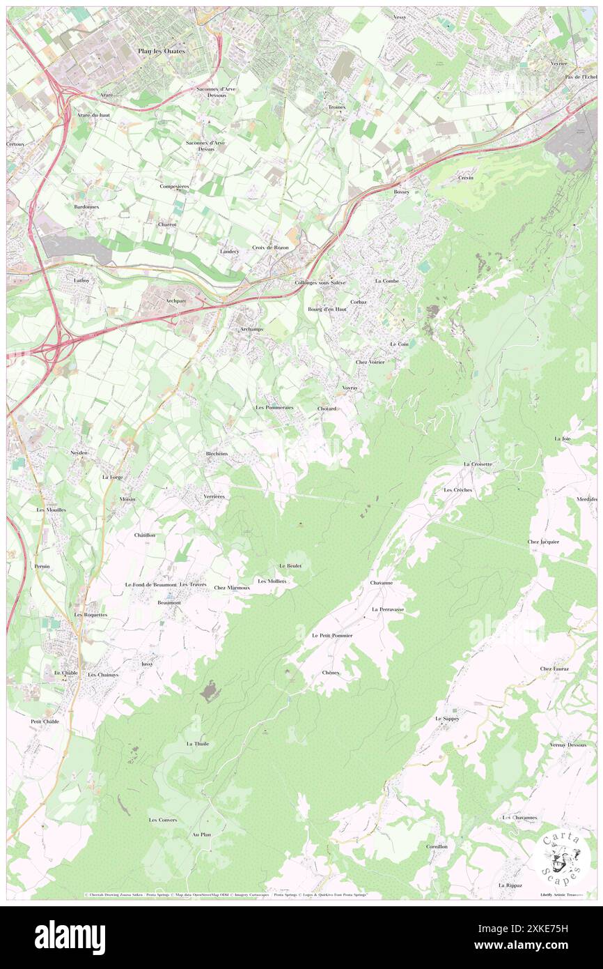 Archamps, Haute-Savoie, FR, Frankreich, Auvergne-Rhône-Alpes, n 46 8' 8 ...