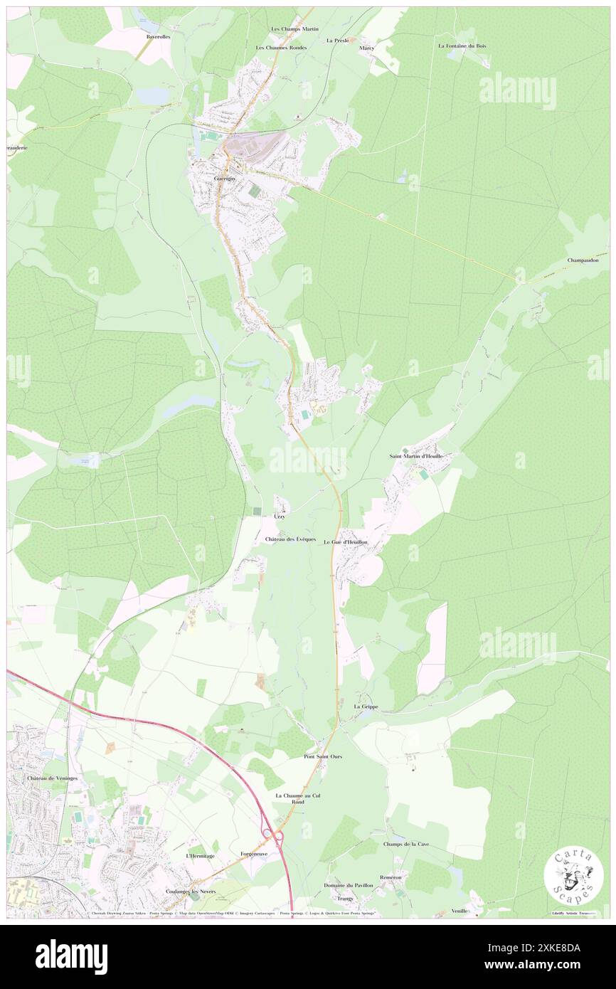 Urzy, Nièvre, FR, Frankreich, Bourgogne-Franche-Comté, n 47 3' 42'', N ...