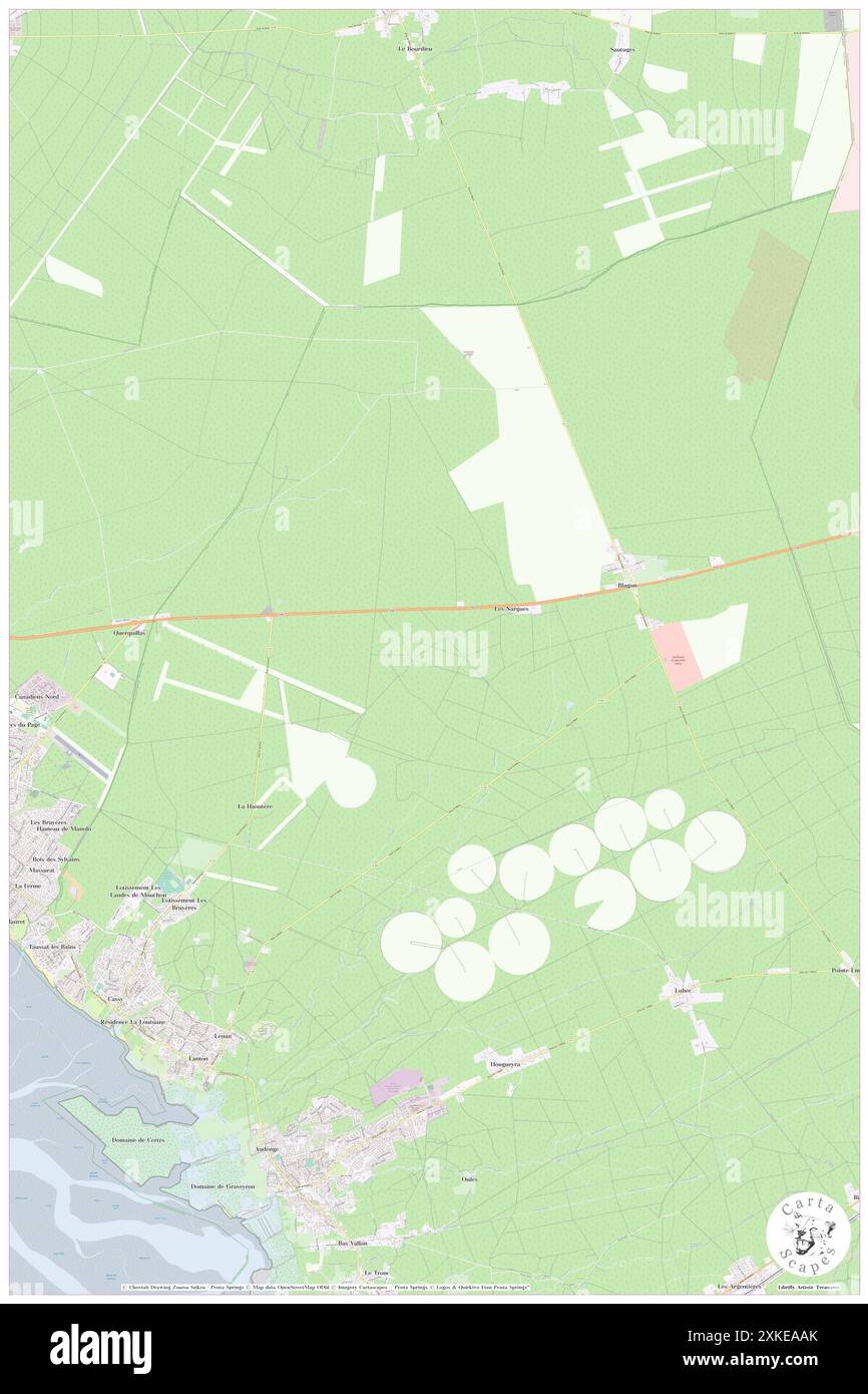 Lanton, Gironde, FR, Frankreich, Nouvelle-Aquitaine, n 44 42' 14'', S 1 ...