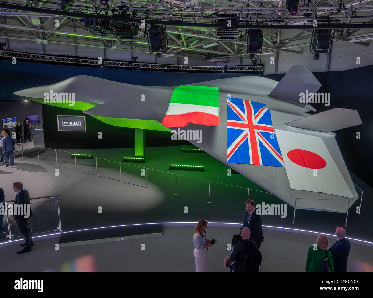 Farnborough, England, Großbritannien. Juli 2024. Die Farnborough ...