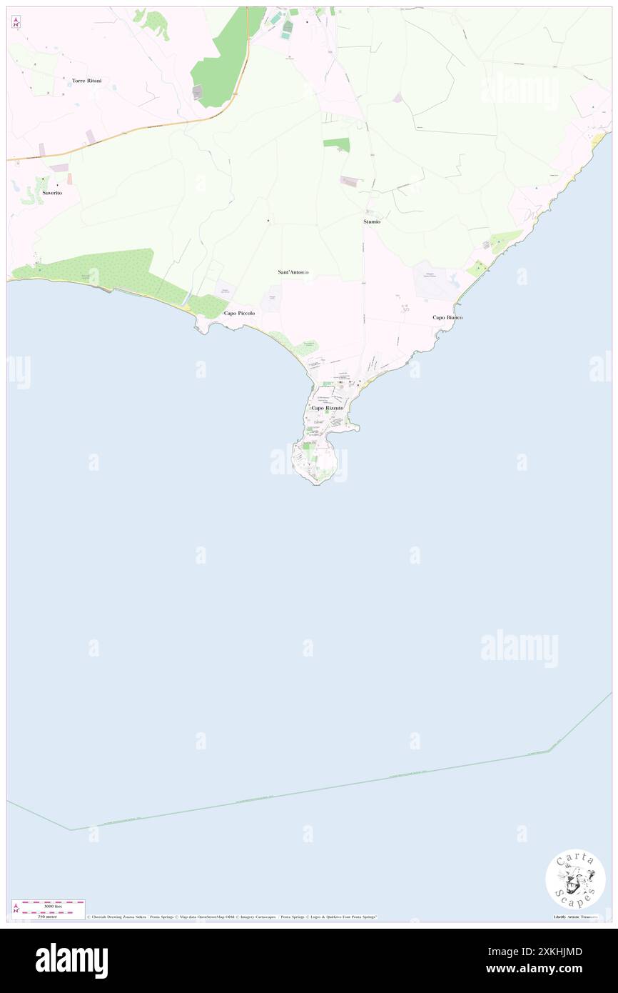 Faro di Capo Rizzuto, Provincia di Crotone, IT, Italien, Kalabrien, n ...