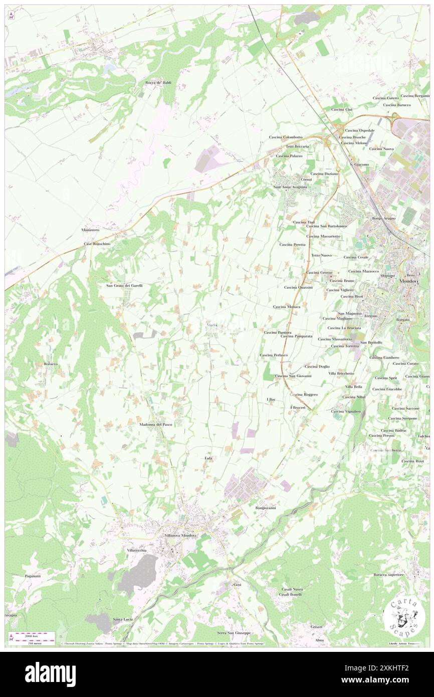 Merlo, Provincia di Cuneo, IT, Italien, Piemont, n 44 22' 56''', N 7 46 ...
