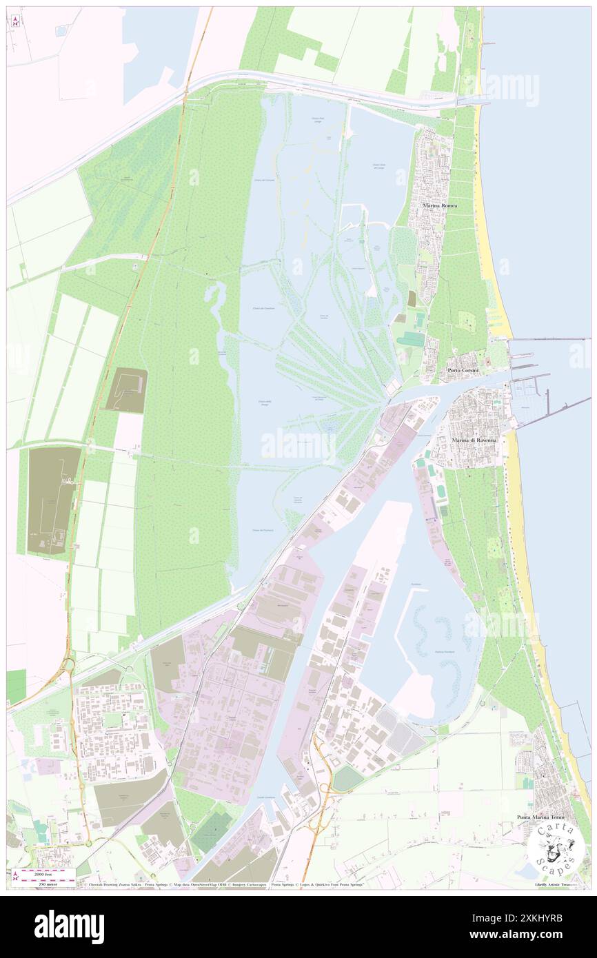 Fossa Catlina, IT, Italien, Emilia-Romagna, N 44 29' 3'', N 12 14' 54 ...