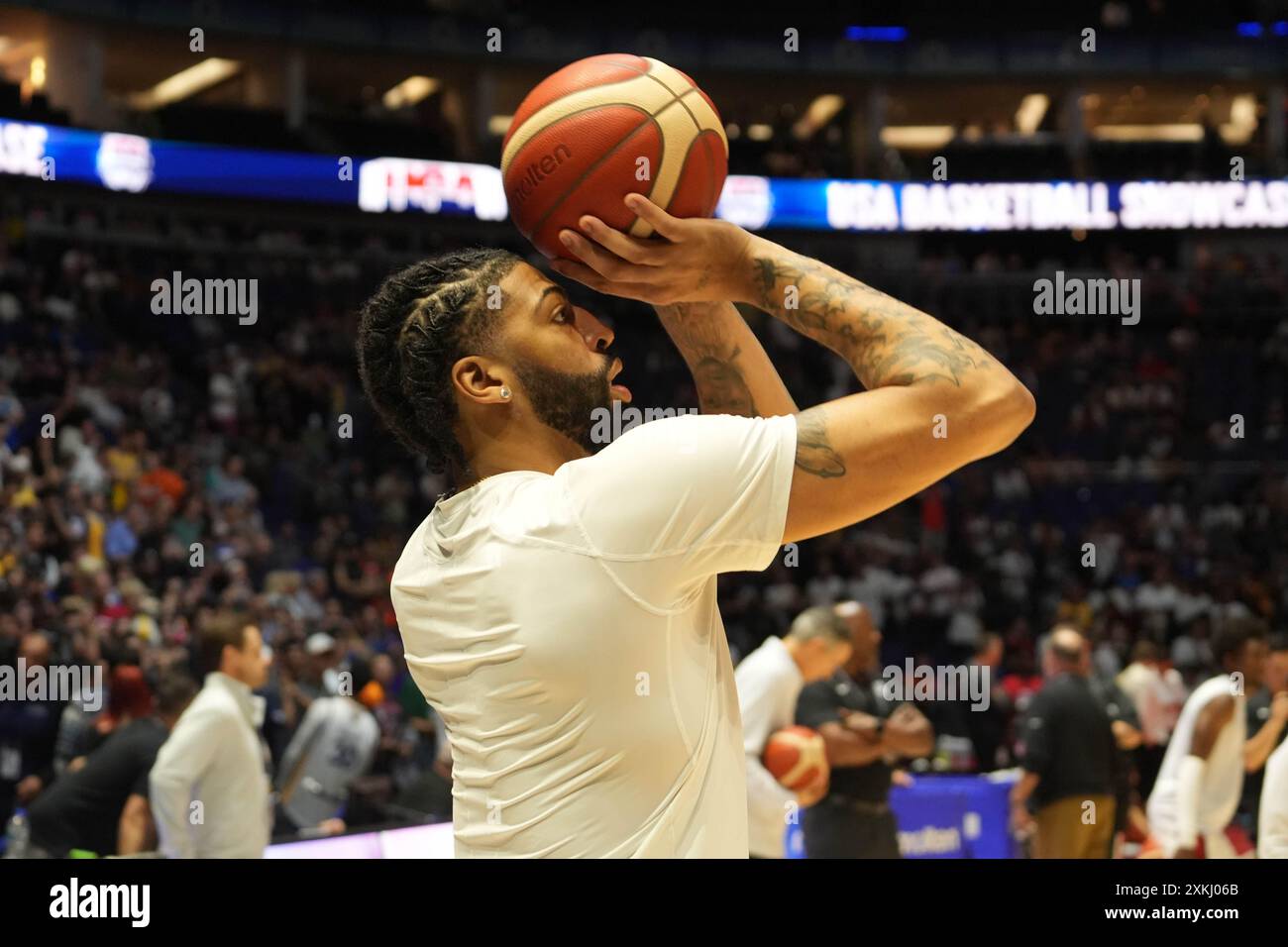 ANTHONY DAVIS TEAM USA während des internationalen Basketballspiels ...