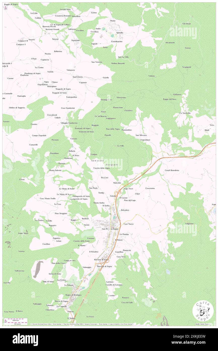 Montegranelli, Provincia di Forlì-Cesena, IT, Italien, Emilia-Romagna ...