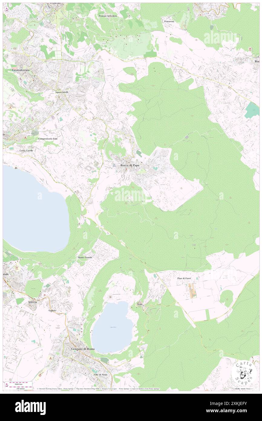 Panorama dal Monte Cavo, Città metropolitana di Roma Capitale, IT ...