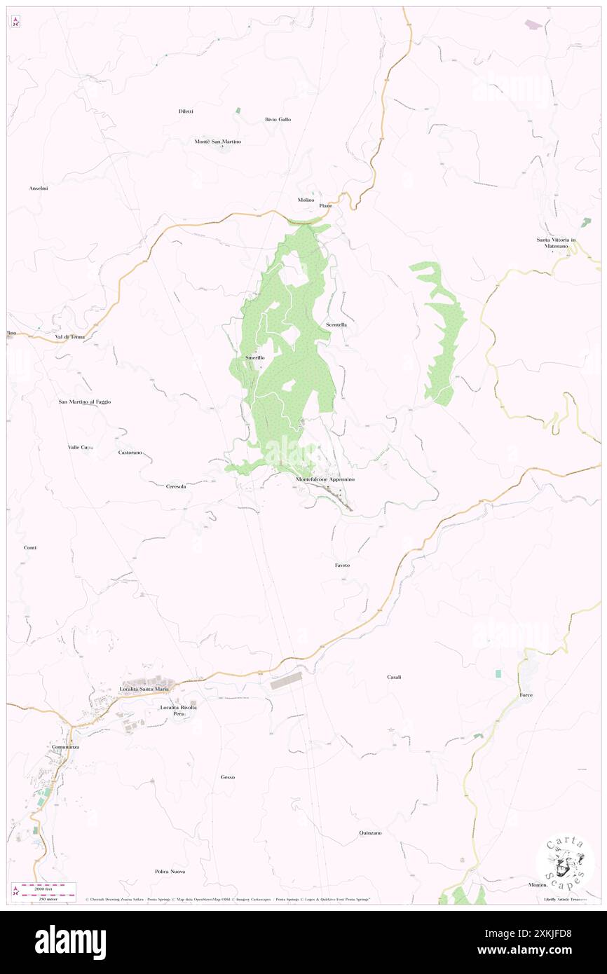 Montefalcone Appennino, Provinz Fermo, IT, Italien, die Marken, n 42 59 ...