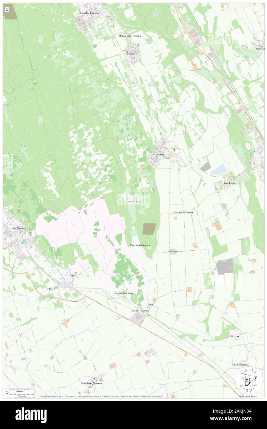 Vallazza, Provincia di Novara, IT, Italien, Piemont, n 45 33' 45''', N ...