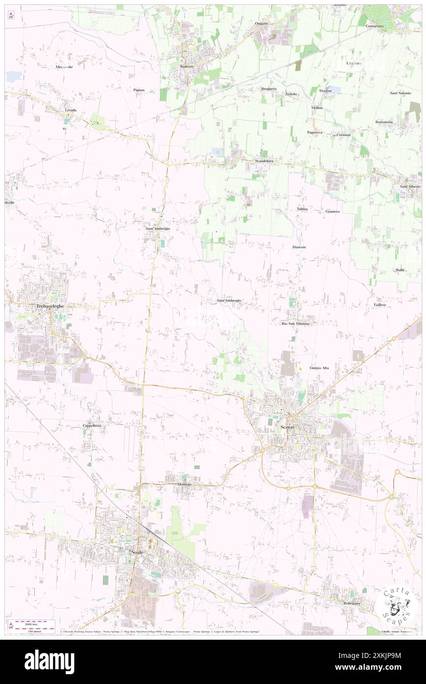 Case Favaro, Provincia di Venezia, IT, Italien, Veneto, n 45 35' 21 ...
