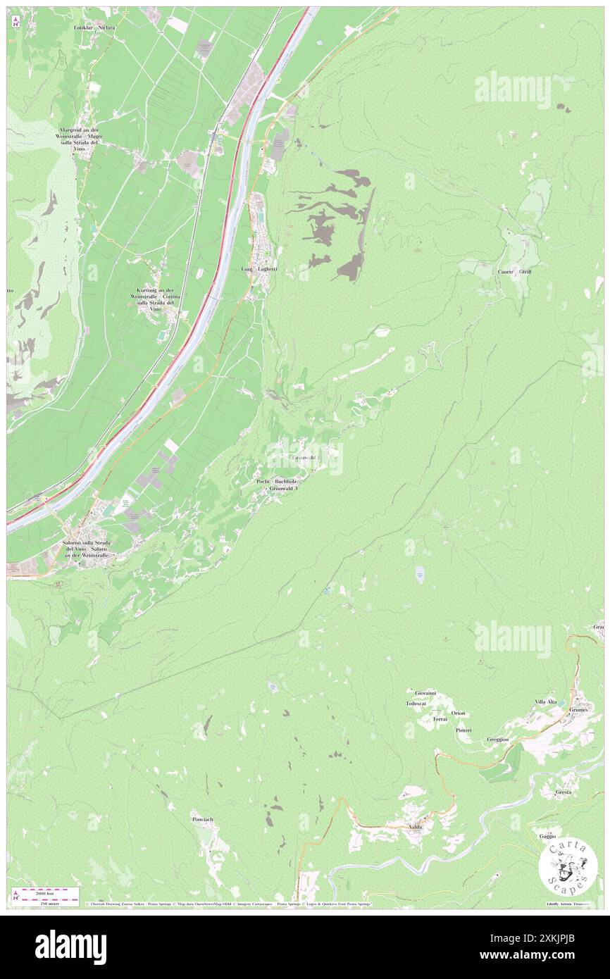 Grunwald, Bozen, IT, Italien, Trentino-Südtirol, n 46 15' 0''', N 11 14 ...