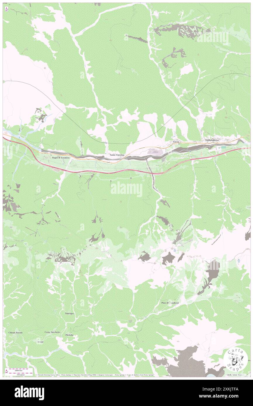 Val Canale, IT, Italien, Friaul-Julisch Venetien, N 46 29' 35''', N 13 ...