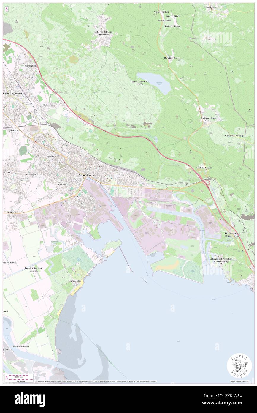 Canale Valentinis, IT, Italien, Friaul-Julisch Venetien, N 45 47' 59 ...