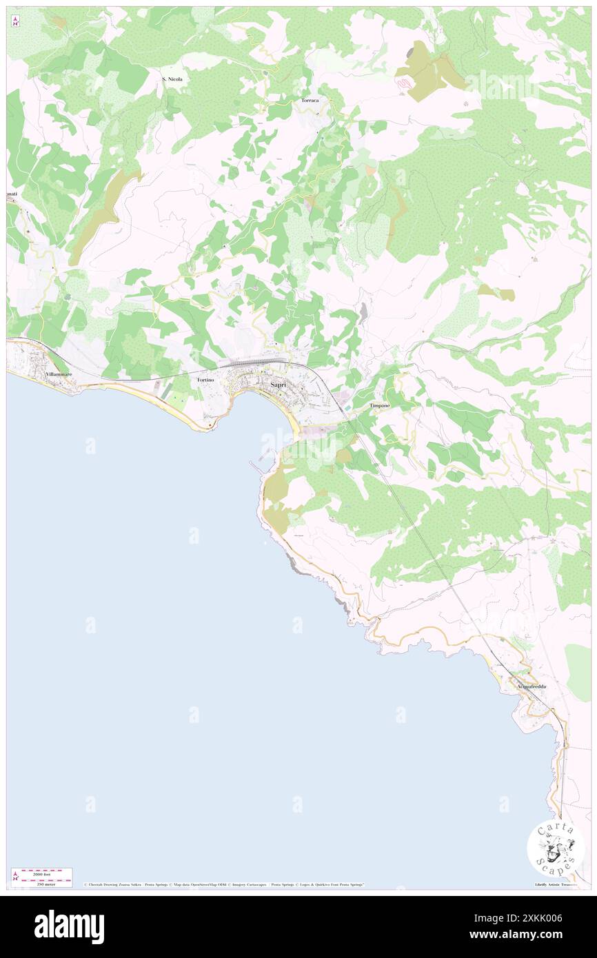 Timpone, Provincia di Salerno, IT, Italien, Kampanien, n 40 4' 0''', N ...