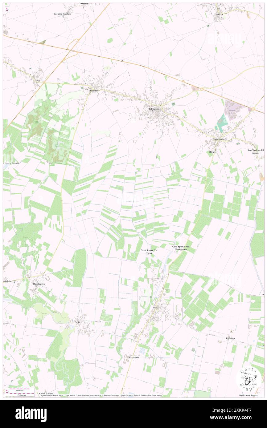 Roggia Macillare, IT, Italien, Friaul-Julisch Venetien, N 45 54' 18 ...
