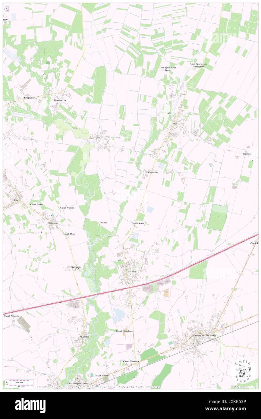 Fiume Torsa, Udine, IT, Italien, Friaul-Julisch Venetien, n 45 51' 22 ...