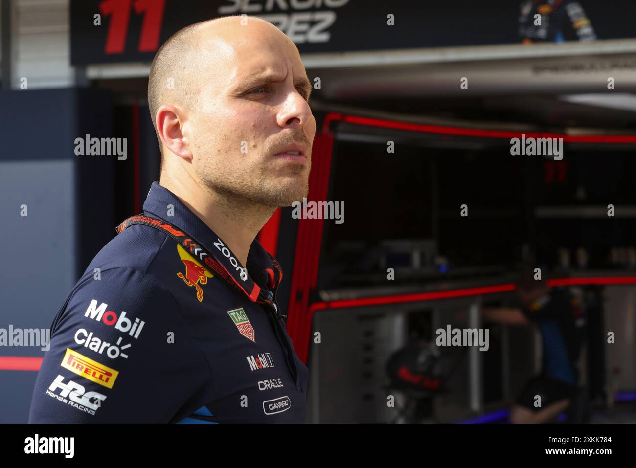 Mogyorod, Ungarn. Juli 2024. Formel 1 großer Preis von Ungarn in Hungaroring, Ungarn. Im Bild ...